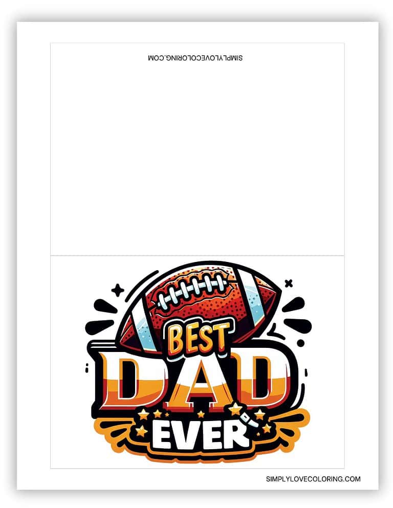 Printable Father's Day Cards (Free PDF Downloads) - Simply Love Coloring