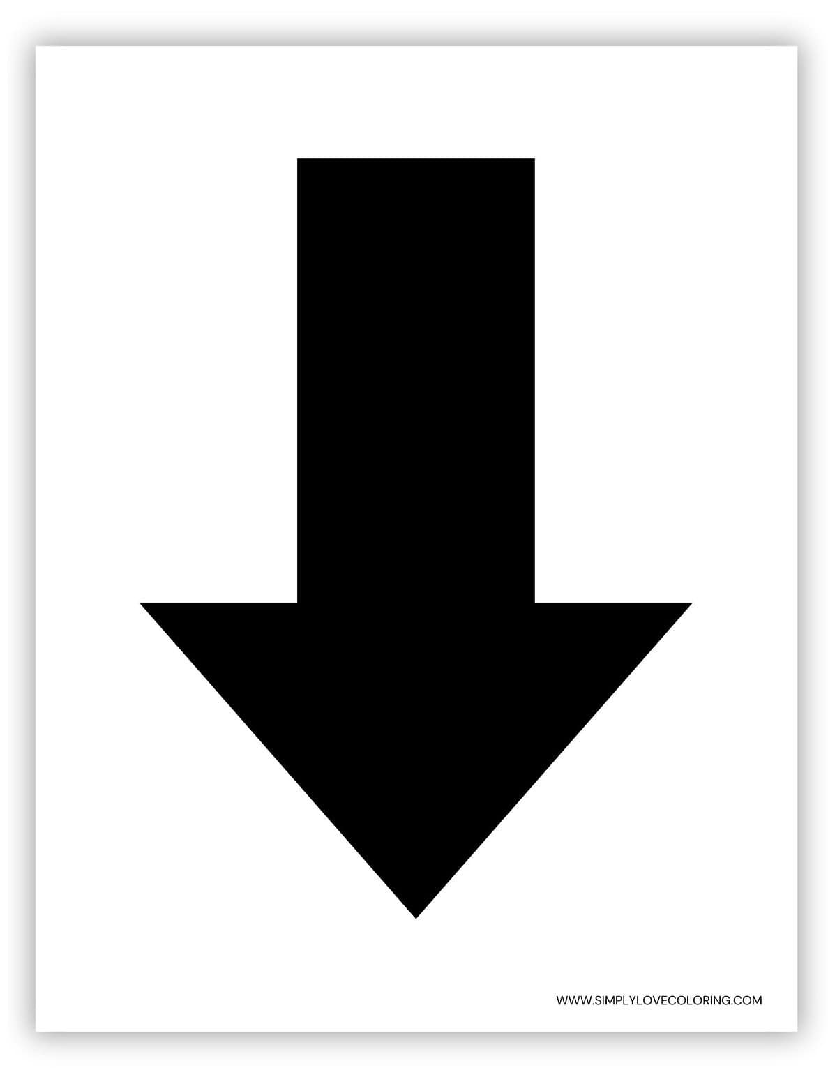 Arrow Signs (Free PDF Printables) - Simply Love Coloring