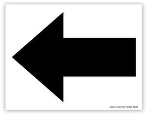 Arrow Signs (Free PDF Printables) - Simply Love Coloring