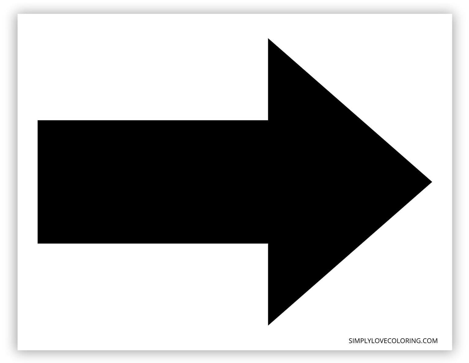 Arrow Signs Free Pdf Printables Simply Love Coloring