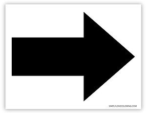 Arrow Signs (Free PDF Printables) - Simply Love Coloring