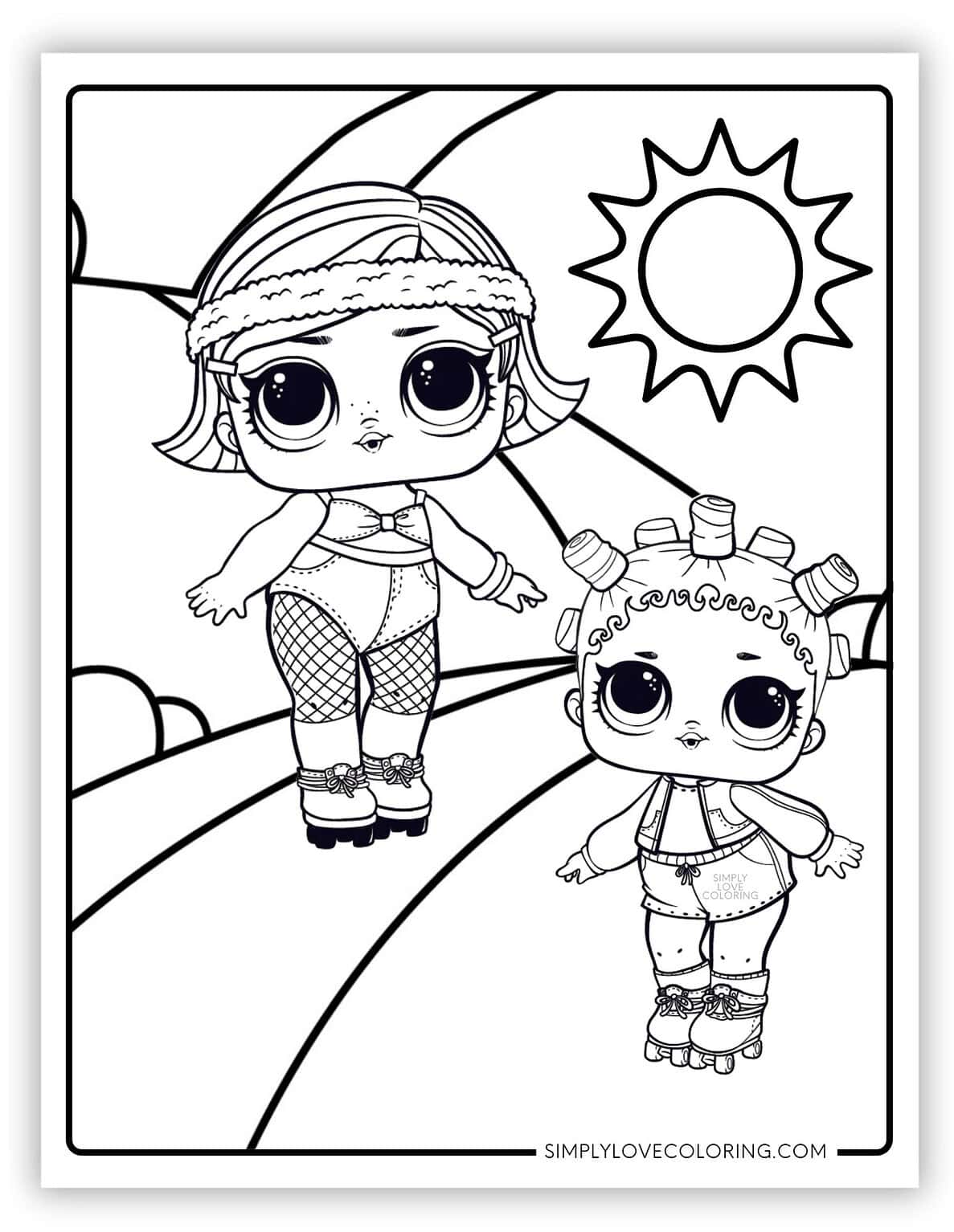 32 Fun LOL Surprise Coloring Pages (Free PDF Printables) - Simply Love ...