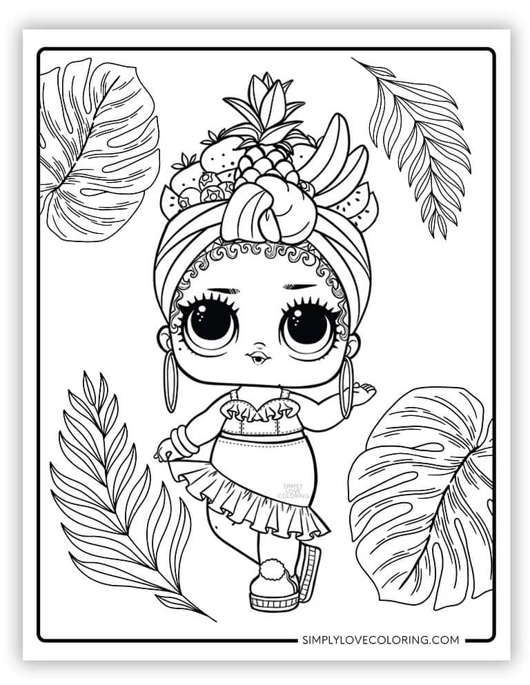 32 Fun LOL Surprise Coloring Pages (Free PDF Printables) - Simply Love ...