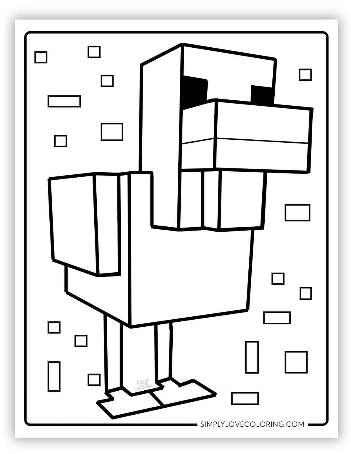 27 Fun Minecraft Coloring Pages (Free PDF Printables) - Simply Love ...