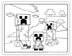 27 Fun Minecraft Coloring Pages (Free PDF Printables) - Simply Love ...