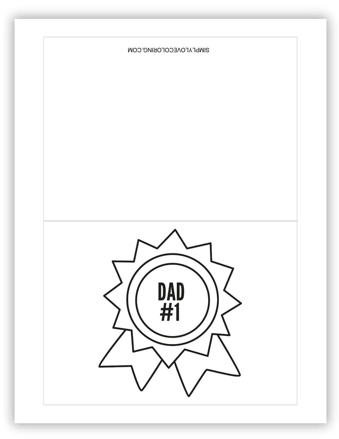 Father's Day Coloring Cards (Free PDF Printables) - Simply Love Coloring