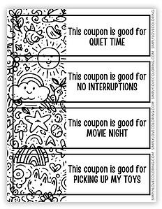 Mother's Day Coupons (Free PDF Printables) - Simply Love Coloring