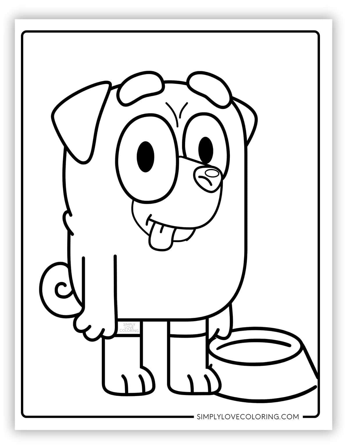 Fun Bluey Coloring Pages (Free PDF Printables) - Simply Love Coloring