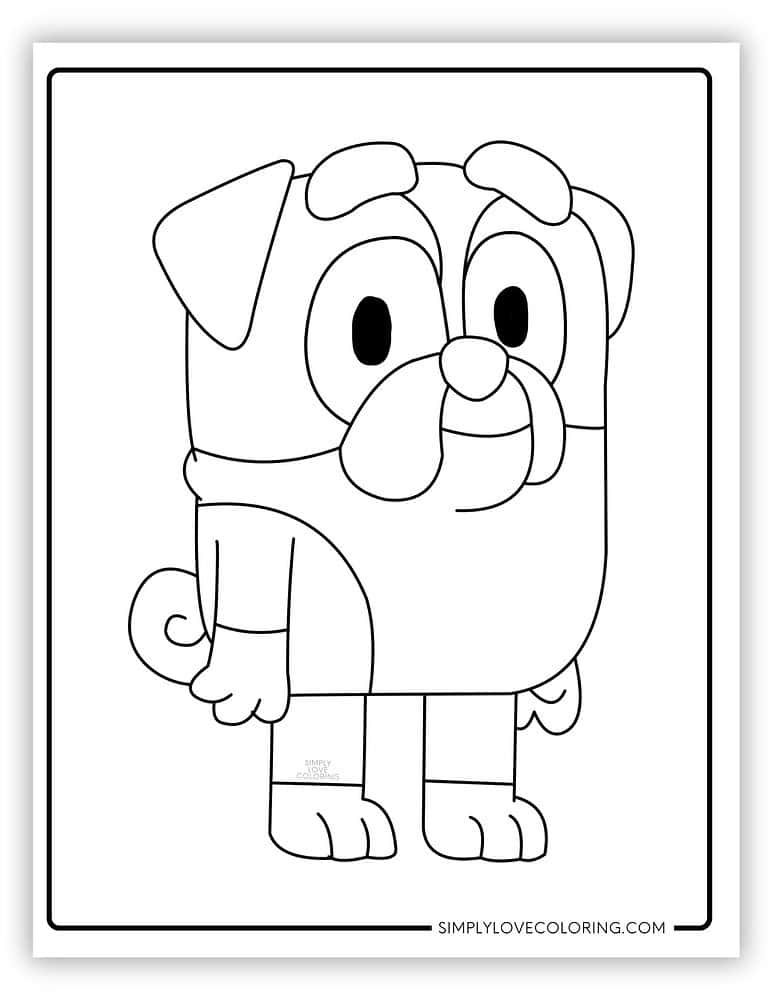 Fun Bluey Coloring Pages (Free PDF Printables) - Simply Love Coloring
