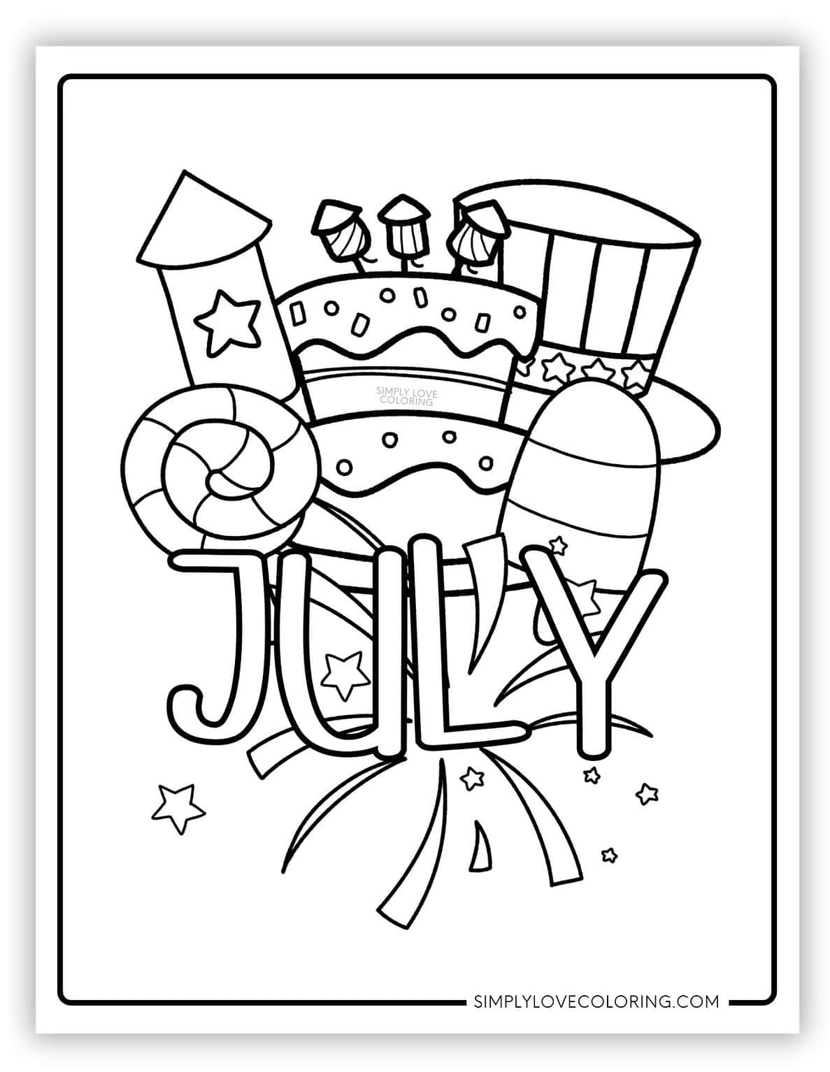 July Coloring Pages (Free PDF Printables) - Simply Love Coloring