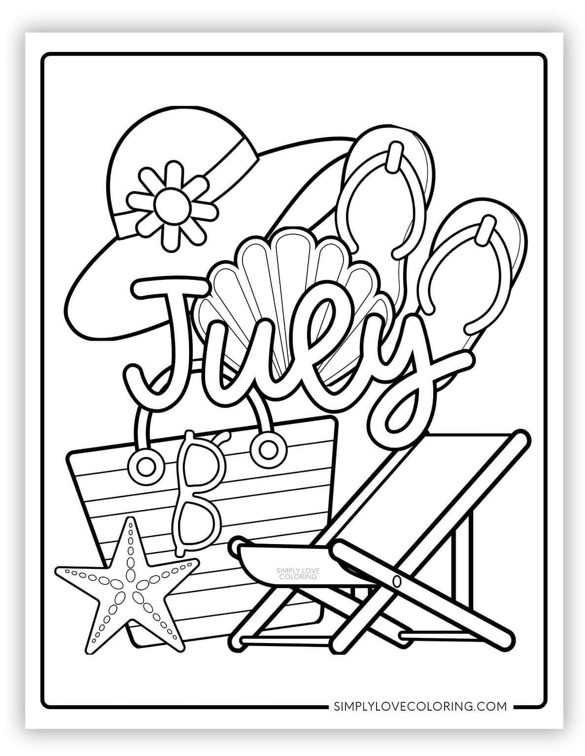 July Coloring Pages (Free PDF Printables) - Simply Love Coloring