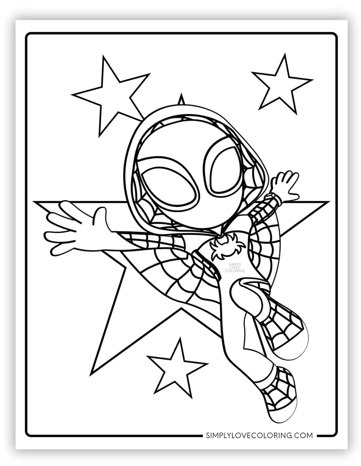 Spidey and His Amazing Friends Coloring Pages (Free PDF Printables ...
