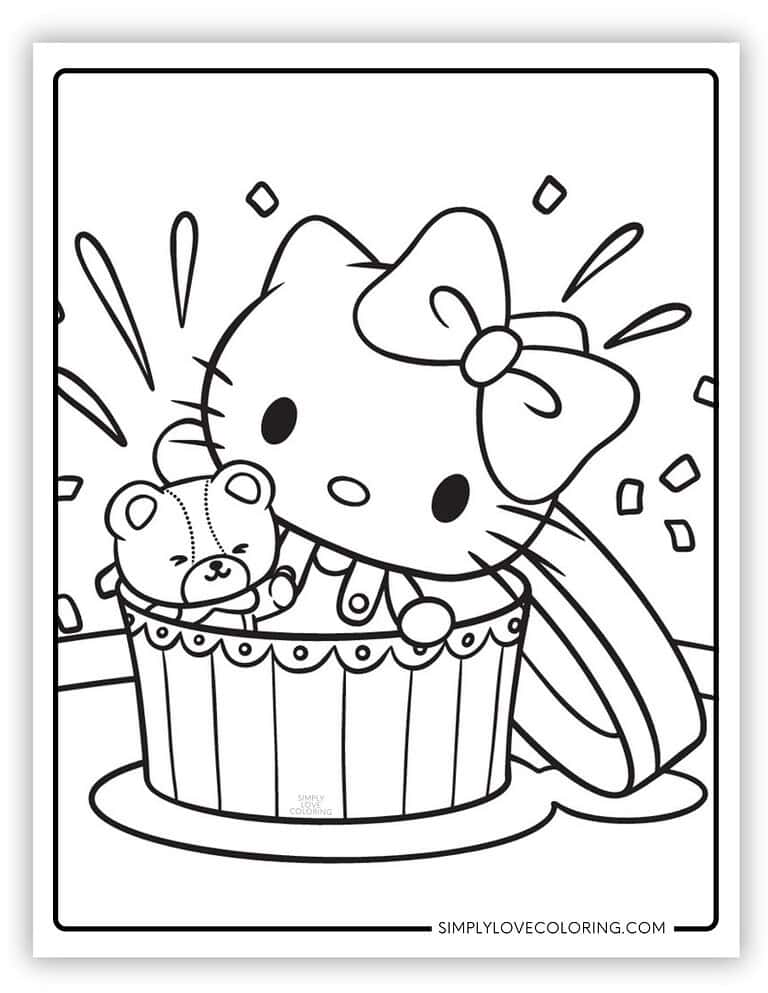 Hello Kitty Coloring Pages (Free PDF Printables) - Simply Love Coloring