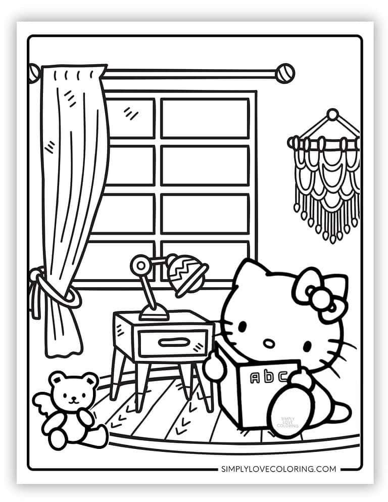 Hello Kitty Coloring Pages (Free PDF Printables) - Simply Love Coloring