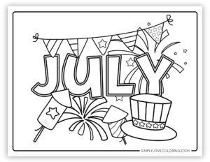 July Coloring Pages (Free PDF Printables) - Simply Love Coloring