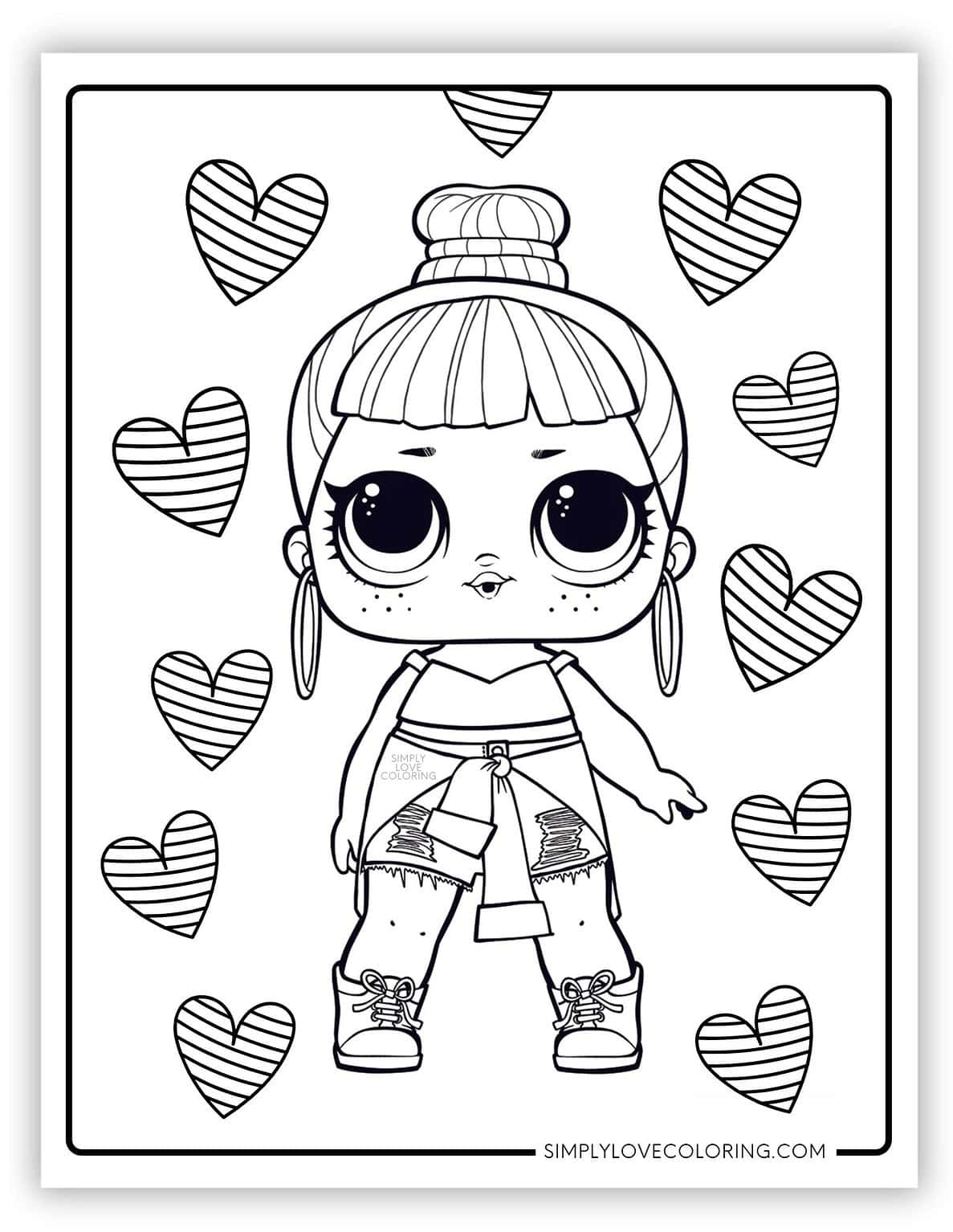 32 Fun LOL Surprise Coloring Pages (Free PDF Printables) - Simply Love ...