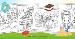 June Coloring Pages (Free PDF Printables) - Simply Love Coloring