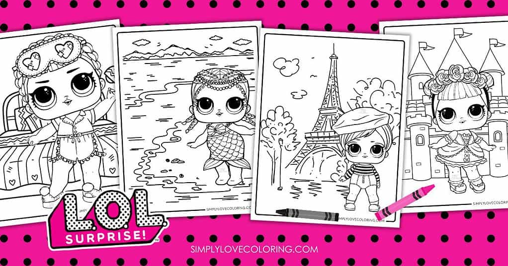32 Fun LOL Surprise Coloring Pages (Free PDF Printables) - Simply Love ...