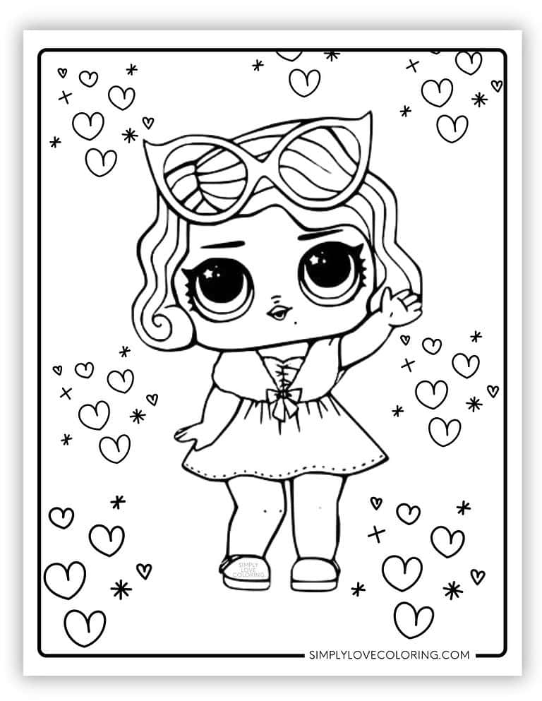 32 Fun LOL Surprise Coloring Pages (Free PDF Printables) - Simply Love ...
