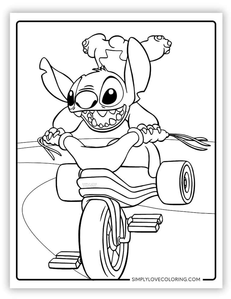 Lilo & Stitch Coloring Pages (Free PDF Printables) - Simply Love Coloring