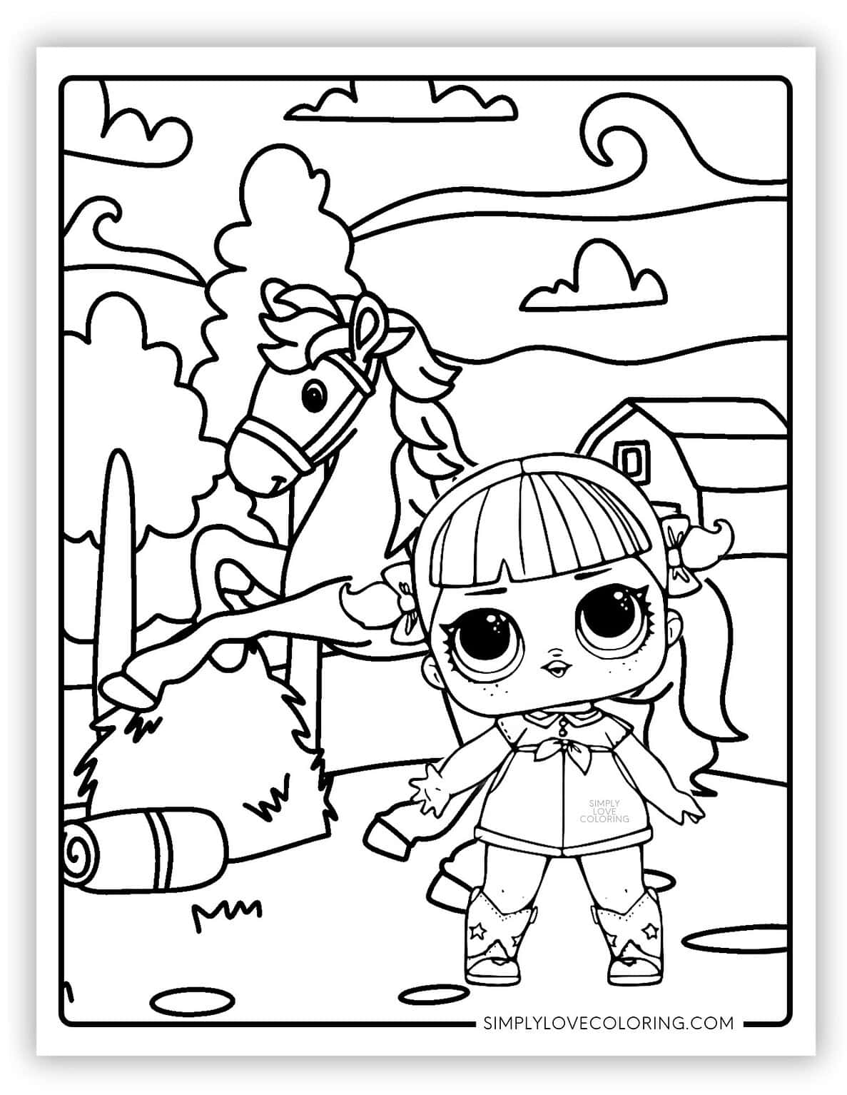 32 Fun LOL Surprise Coloring Pages (Free PDF Printables) - Simply Love ...