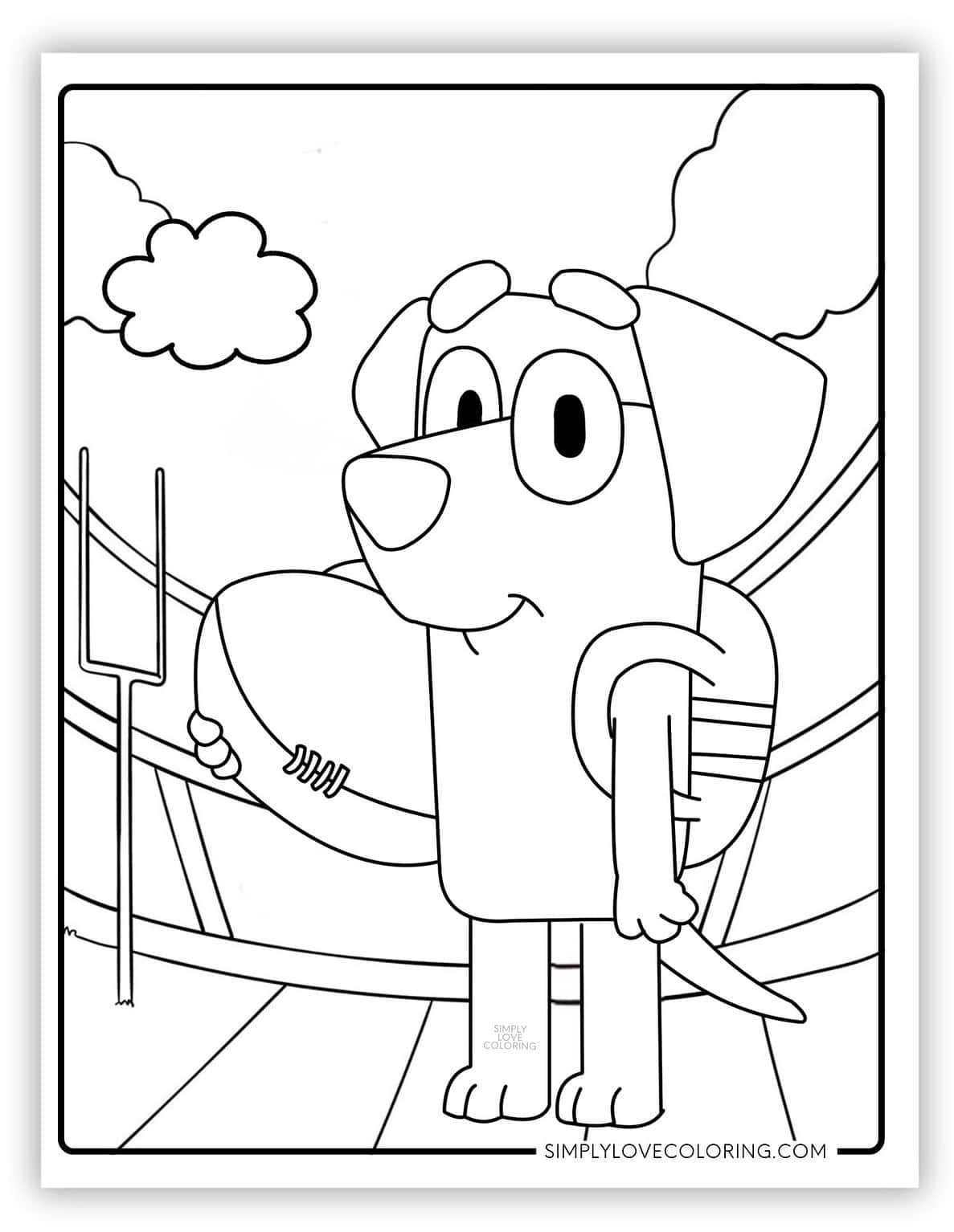 Fun Bluey Coloring Pages (Free PDF Printables) - Simply Love Coloring