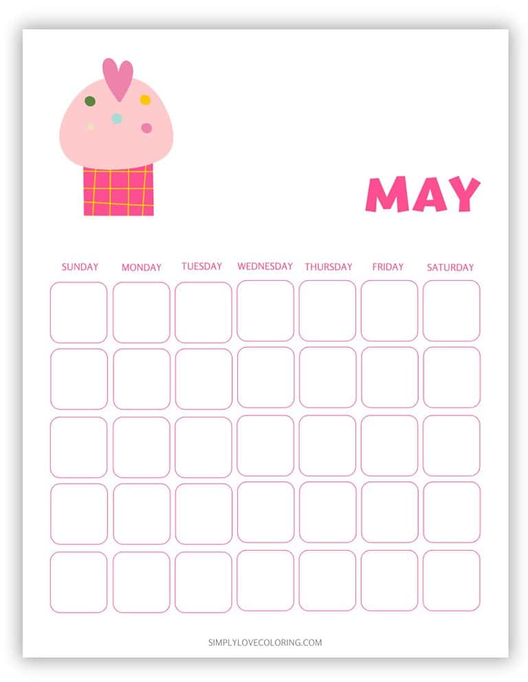 Summer Planner Printable (Free PDF Download) - Simply Love Coloring