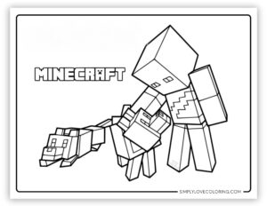 27 Fun Minecraft Coloring Pages (Free PDF Printables) - Simply Love ...