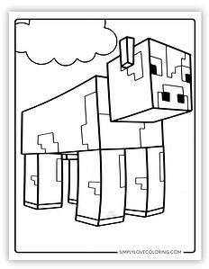 27 Fun Minecraft Coloring Pages (Free PDF Printables) - Simply Love ...