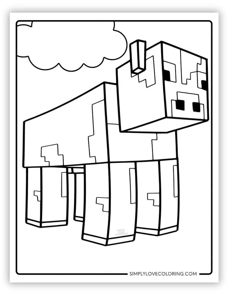 27 Fun Minecraft Coloring Pages (Free PDF Printables) - Simply Love ...