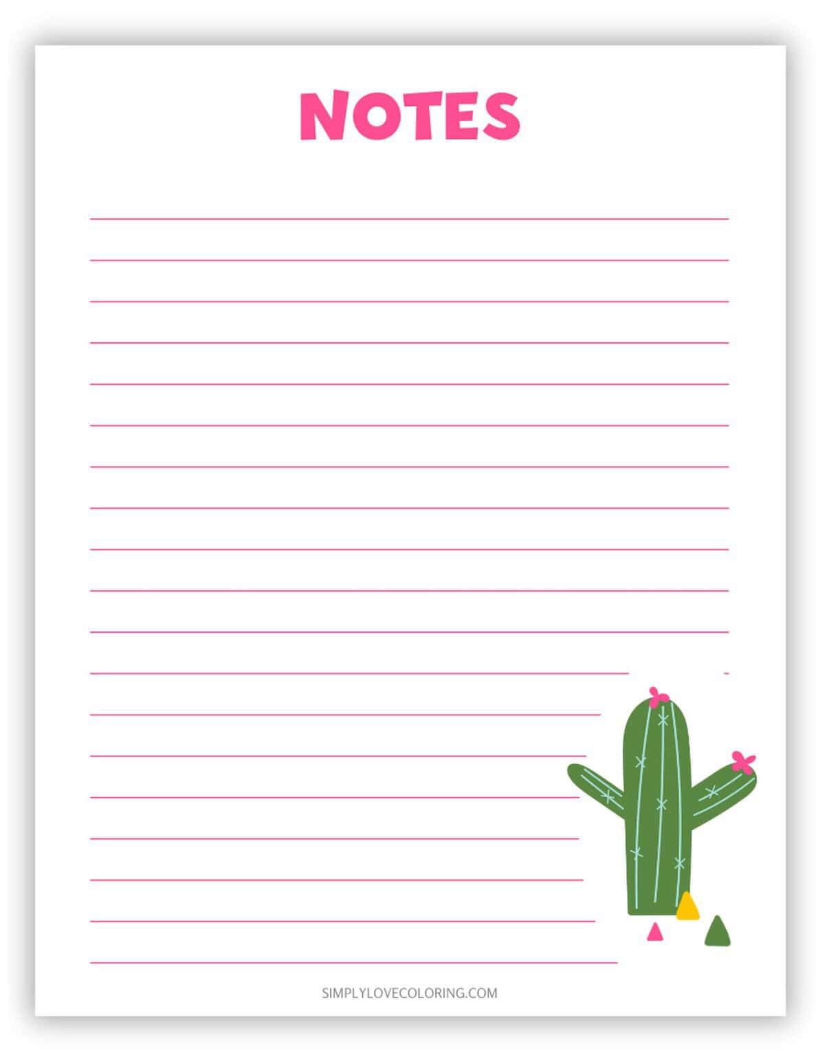 Summer Planner Printable (Free PDF Download) - Simply Love Coloring