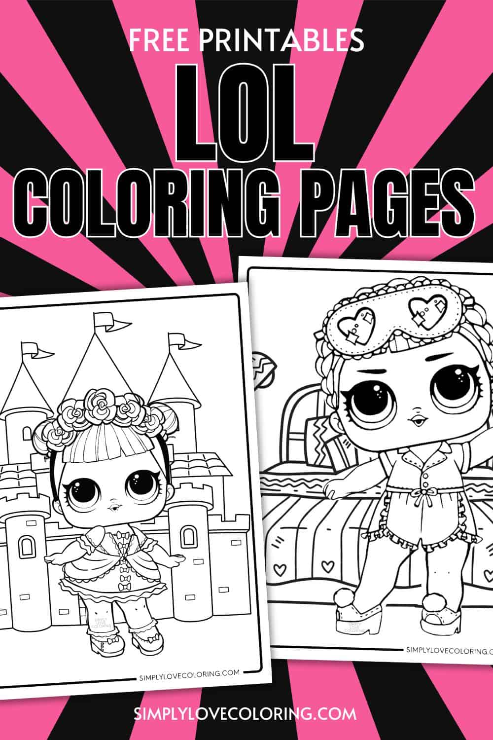 32 Fun LOL Surprise Coloring Pages (Free PDF Printables) - Simply Love ...