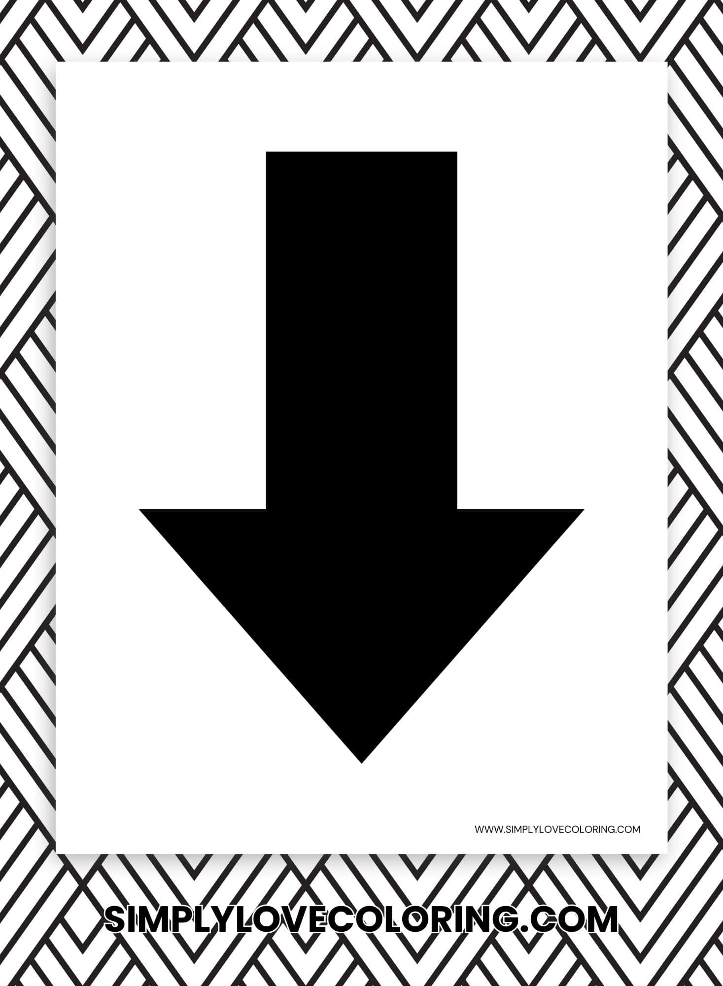 Arrow Signs (Free PDF Printables) - Simply Love Coloring