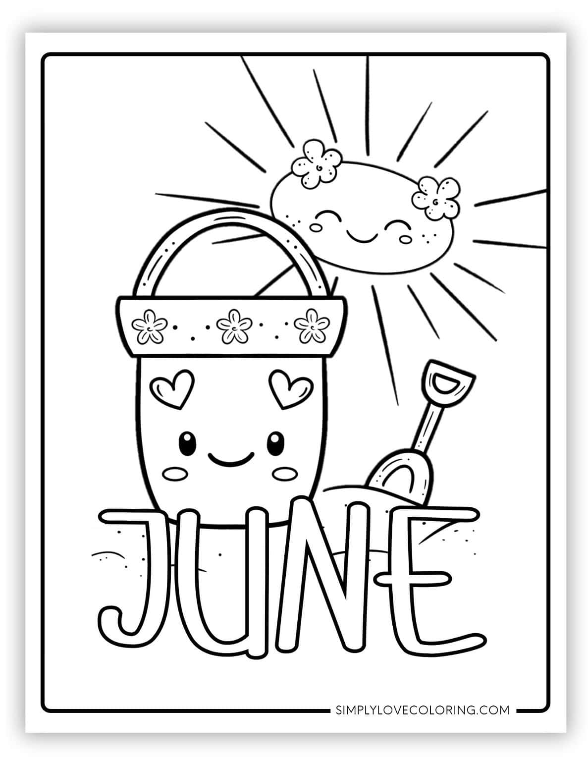June Coloring Pages (Free PDF Printables) - Simply Love Coloring