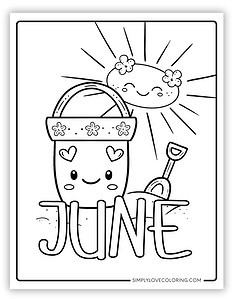June Coloring Pages (Free PDF Printables) - Simply Love Coloring