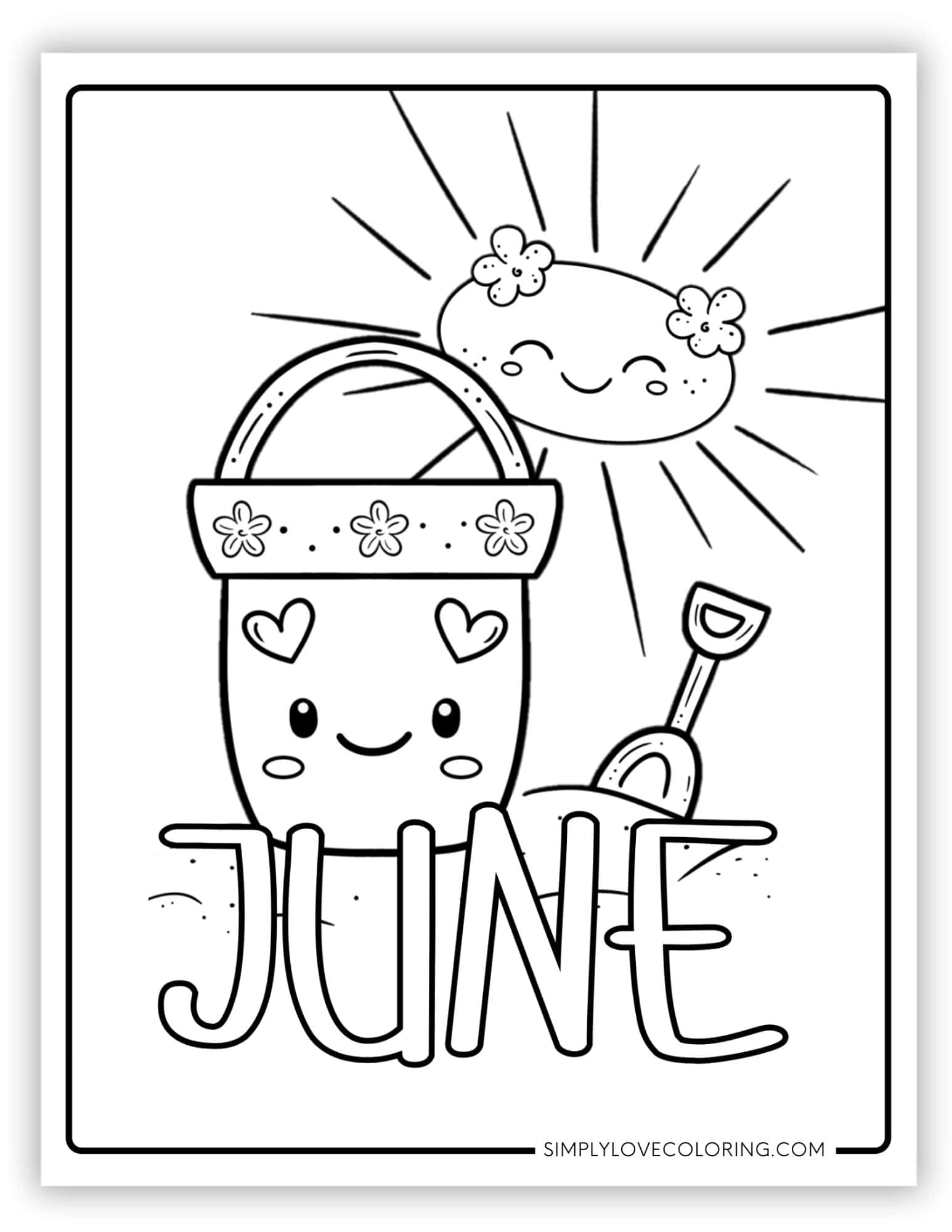 June Coloring Pages (Free PDF Printables) - Simply Love Coloring