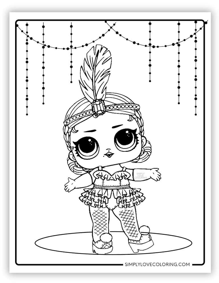 32 Fun LOL Surprise Coloring Pages (Free PDF Printables) - Simply Love ...
