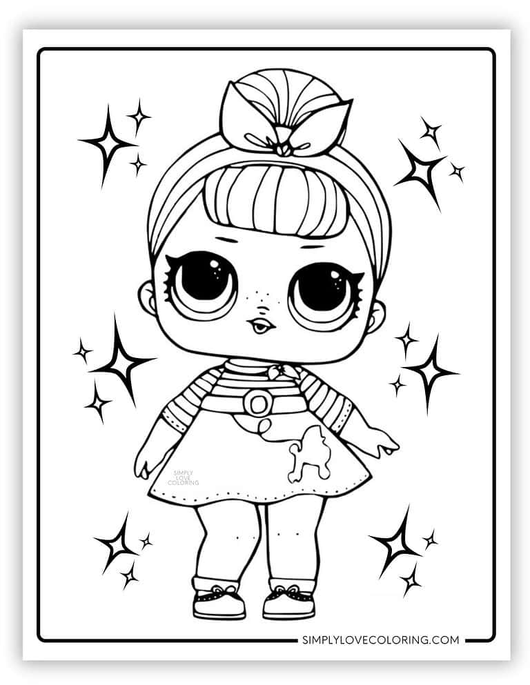 32 Fun LOL Surprise Coloring Pages (Free PDF Printables) - Simply Love ...