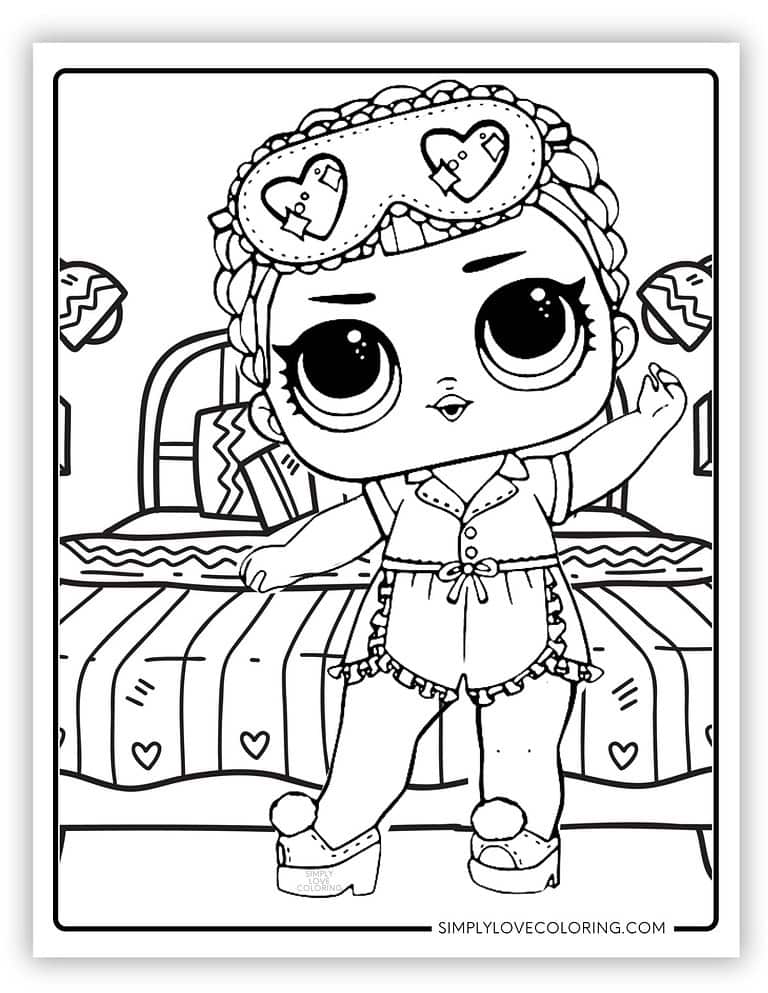 32 Fun LOL Surprise Coloring Pages (Free PDF Printables) - Simply Love ...