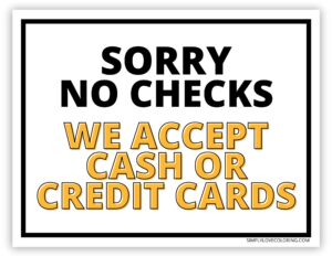 We Accept Credit Cards Printable Sign (Free PDF Download) - Simply Love ...