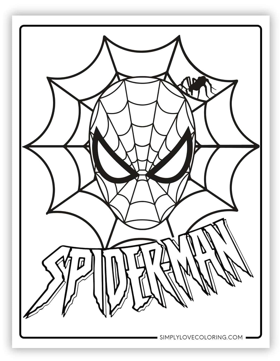 27 Spiderman Coloring Pages (Free PDF Printables) - Simply Love Coloring