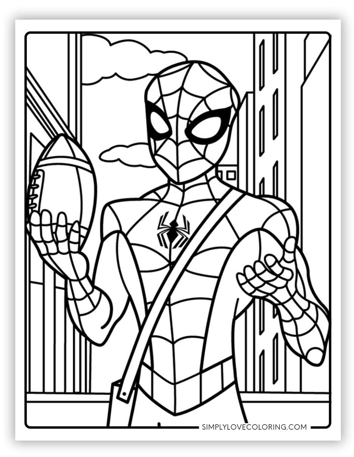 27 Spiderman Coloring Pages (Free PDF Printables) - Simply Love Coloring