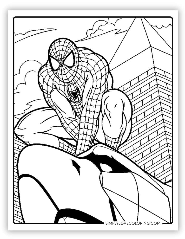 27 Spiderman Coloring Pages (Free PDF Printables) - Simply Love Coloring