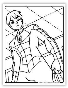 27 Spiderman Coloring Pages (Free PDF Printables) - Simply Love Coloring