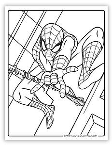 27 Spiderman Coloring Pages (Free PDF Printables) - Simply Love Coloring