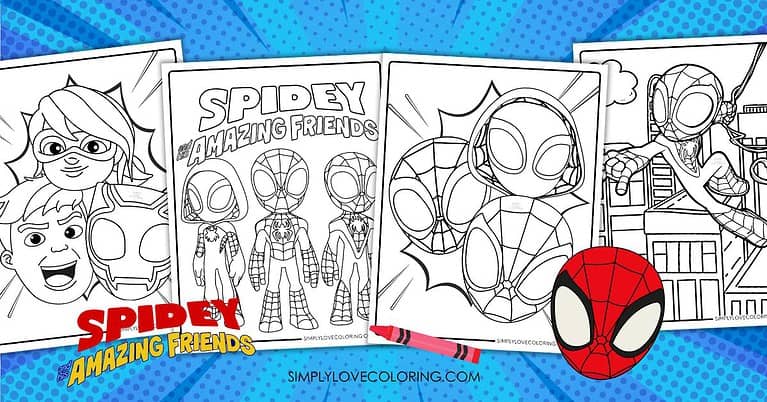 Spidey and His Amazing Friends Coloring Pages (Free PDF Printables ...