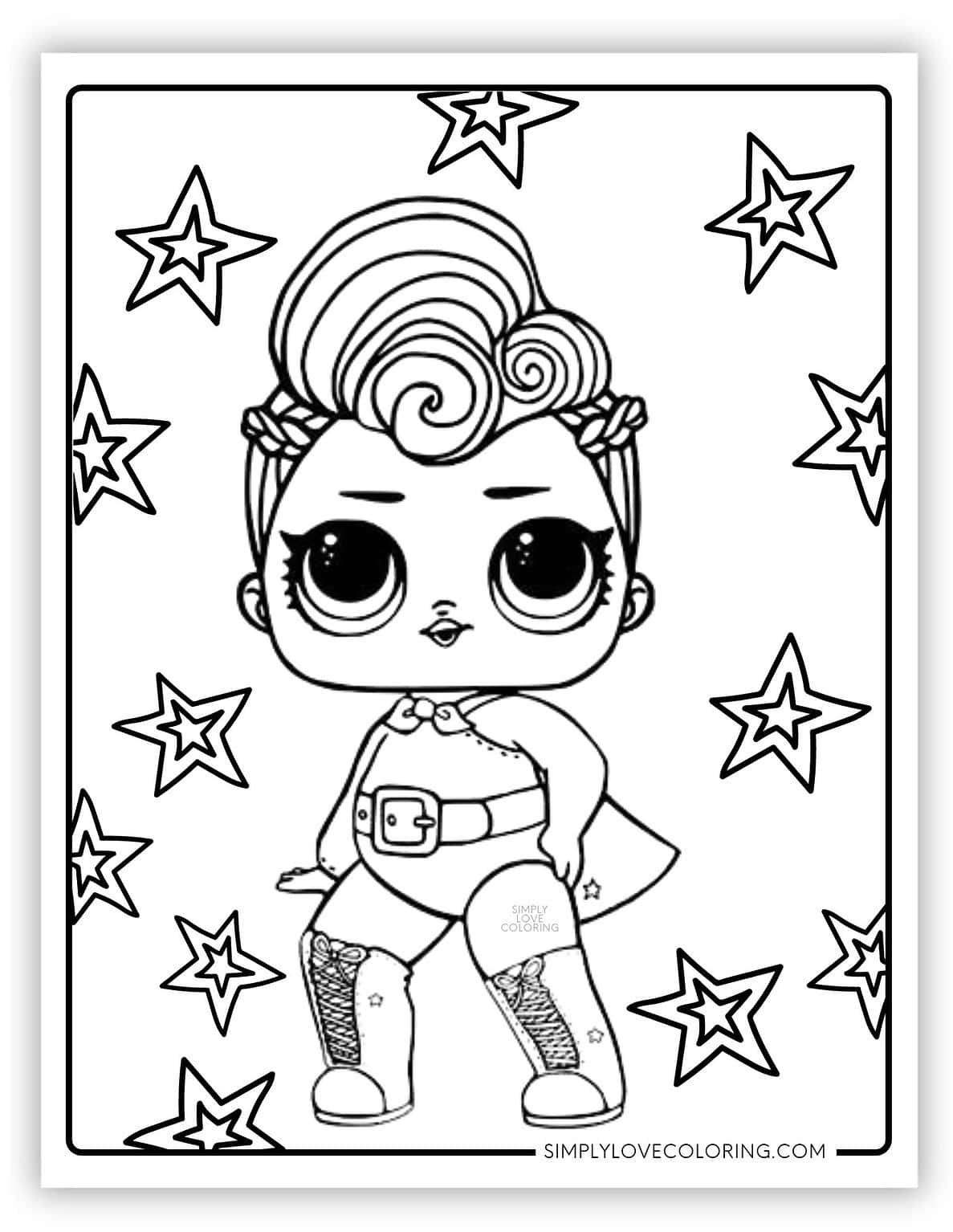 32 Fun LOL Surprise Coloring Pages (Free PDF Printables) - Simply Love ...
