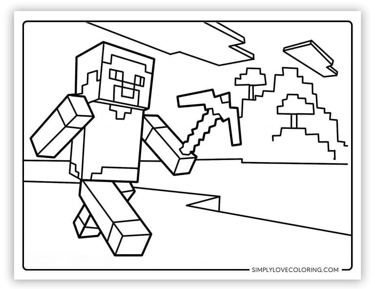 27 Fun Minecraft Coloring Pages (Free PDF Printables) - Simply Love ...