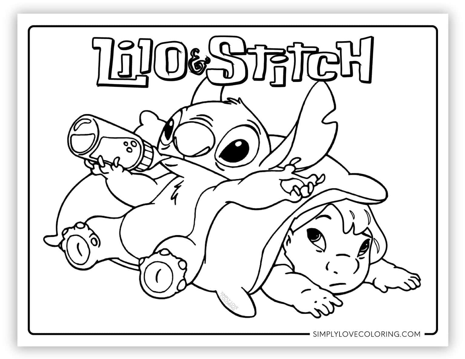 30 free lilo and stitch coloring pages printable - Lilo & Stitch ...