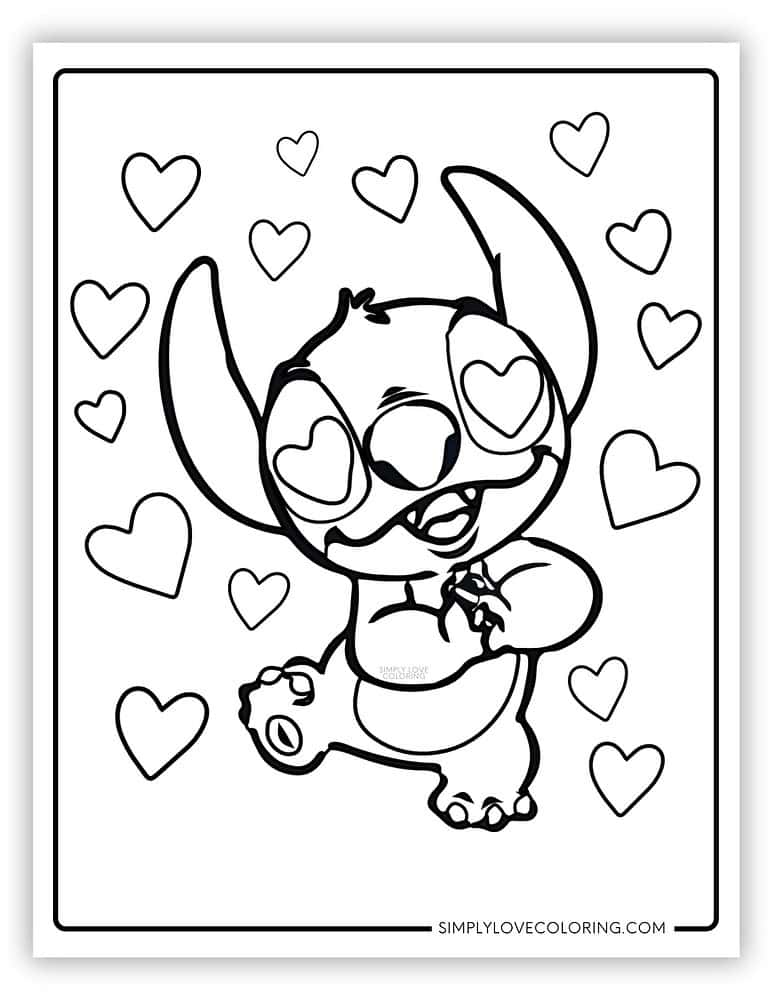 Lilo & Stitch Coloring Pages (Free PDF Printables) - Simply Love Coloring